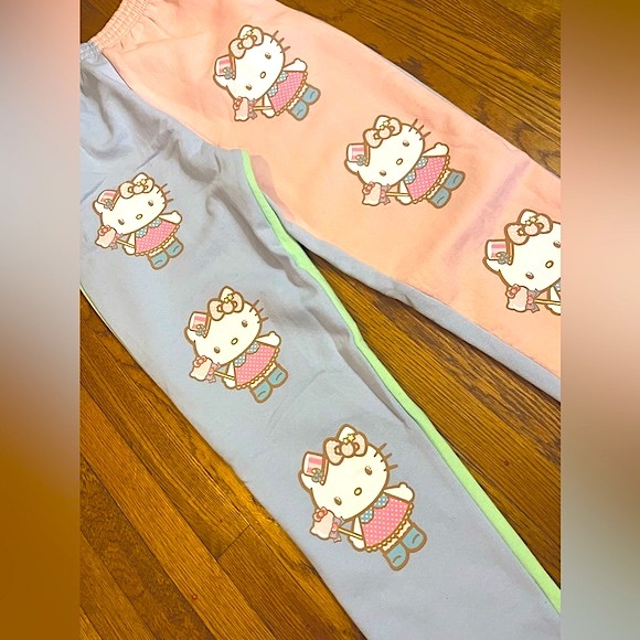 Hello Kitty | Pants & Jumpsuits | Hellokitty Sanrio Twotone Sweatpants ...